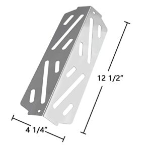 Hongso 18 7/8 Grill Grates and Heat Deflectors Replacement for Weber Genesis II 210 and Genesis II LX 240 Series Gas Grills 2017 and Newer, 66094 66801 66039 66684