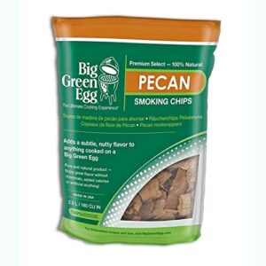 big green egg 100 % natural smoking wood chips 2.9 l (pecan)