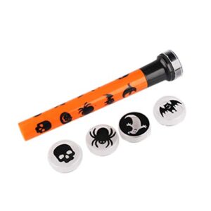 STOBOK 3pcs Halloween Projector Flashlight Changeable Ghost Terror Pumpkin Scary Halloween Torch Flashlight Party Props Projector