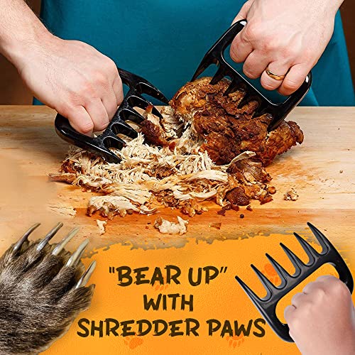 EcoNour Bear Claw Meat Shredder for BBQ | Meat Claws for Perfect Shredding | BBQ Claw for Shredding Meat, Chicken, Pulled Pork, Turkey and Beef | BBQ Grill Accessories for Carvings, Handling, Lifting