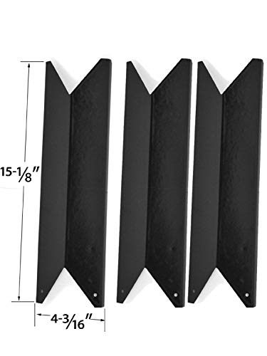 3 Pack Porcelain Heat Plate for Select Gas Grill Models by Nexgrill 720-0341, 720-0649, 720-0549, Kenmore 122.16119, 122.16129, 720-0341, 720-0549 and Uniflame GBC956W1NG-C