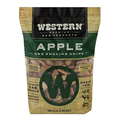 Western Apple Smoking Chips, 2-Pound Bags (Pack of 6)