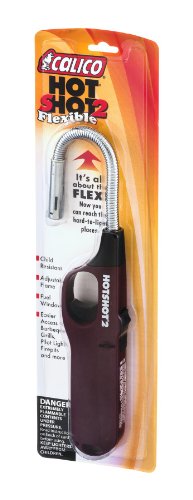 Calico Flexible Reach Utility Gas Lighter Hot Shot 2