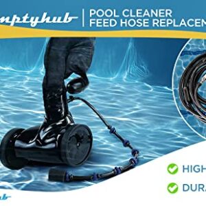 Amptyhub G6 Pool Cleaner Feed Hose Replacement for Zodiac Polaris 280 380 Black Max pool cleaner (Not compatiable With Polaris 360)