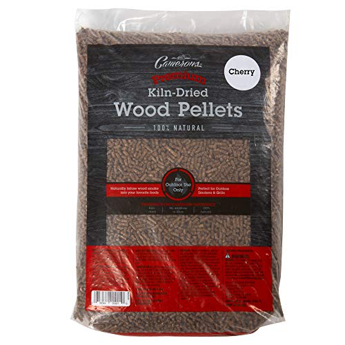 Pellets for Grilling (Cherry)- Barbecue Wood Smoking Pellets for Smoker Box and BBQ Grills- 100% All-Natural Kiln-Dried Barbeque Fuel, No Fillers- 20 lb Bag