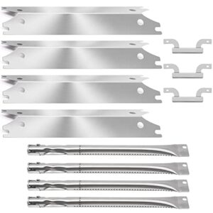 yiming grill replacement parts for brinkman brinkmann 810-2410-s, 810-2411-s, 810-2411-f grill models. stainless steel pipe burner tube, heat plate tent shield, crossover tube replacement kit.