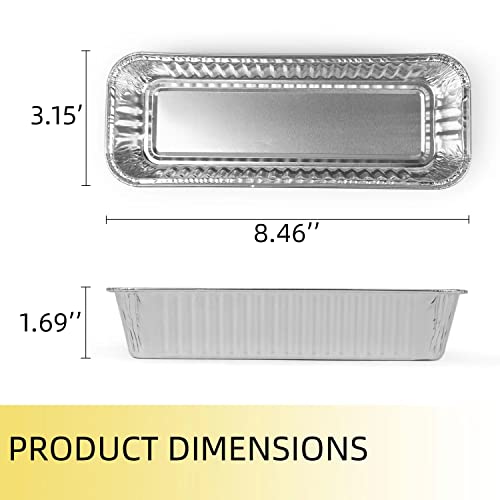 Aluminum Grease Cup Liner Drip Pans Fit for Camp Chef Portable Grill, Disposable Foil Pans Grease Catcher 25 Pack