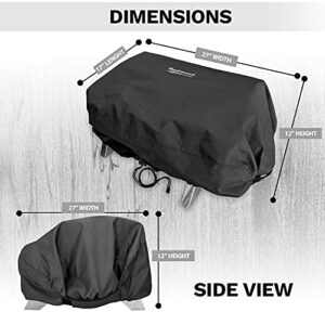 Table Top Grill Cover for Smoke Hollow 205 PT300B - Outdoor Use, Heavy Duty, Waterproof, Drawstring Design by Redwood Grill Supply