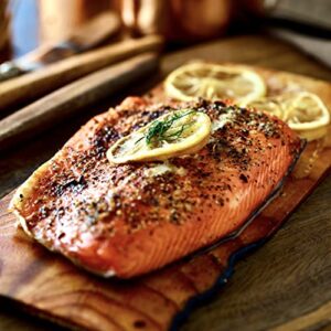 East Coast Cedar Planks for Grilling Salmon Made from 100% Natural Maine White Cedar -12 Pack - Adds a Delicious Smokey Flavor - Great for All Fish and Meats…