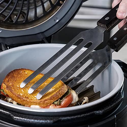 GrillGrate - Grilling Grate Accessory for the Ninja Foodi, Accessory for Smart Ovens and Air Fryers - 8.5" Round - Sear’NSizzle® - Grill Anywhere