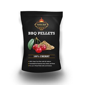 lumber jack 20-pound bag, 100-percent cherry wood bbq grilling pellets