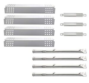 htanch sn7321 (4-pack) sa4731 (4-pack) 15 15/16″ burner,16 7/16″ heat plate crossover tubes for charbroil 463241013, 463241313, 463241314, 463241413, 463241414, 466241013, 466241313, 466241413 grill