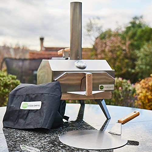 Outi Portable Outdoor Pizza Oven – Portable Oven – Multifuel Outdoor Pizza Oven – Stainless steel with Built In Thermometer – Pellets, Wood or Charcoal