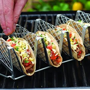 Charcoal Companion CC1992 Stainless Steel Taco Warmer