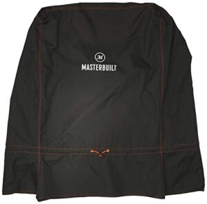 masterbuilt mb20080321 40-inch digital smoker cover, black