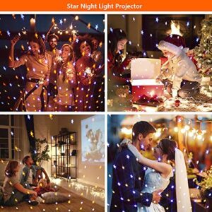 Star Projector, Syslux Star Night Light for Kids, Holiday Projector Outdoor with 4 Modes and Remote Control Waterproof Christmas Lights for Bedroom Party Wedding Landscape Halloween Xmas Decorations