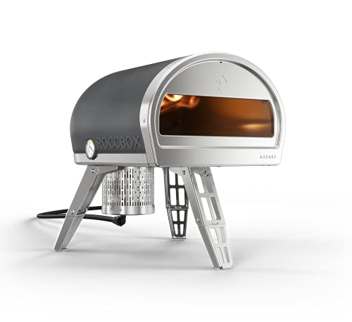 ROCCBOX Pizza Oven by Gozney - Outdoor Portable - Gas Fired, Fire & Stone Outdoor Pizza Oven, Includes Professional Grade Pizza Peel