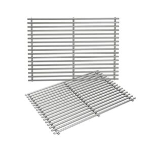 glowye grill grates replacement for jenn air 720-0336, 720-0163, nexgrill 720-0163, 720-0430, 720-0433, kirkland 720-0433, permasteel pg-50400-s, brinkmann 810-8534-s, uberhaus, perfect glo (2-pack)