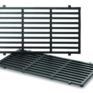 Weber Porcelain-Enameled Cooking Grates for Spirit 200 Series Gas Grills (2 Grates/pack) (17.5 x 10.2 x 0.5) , Black