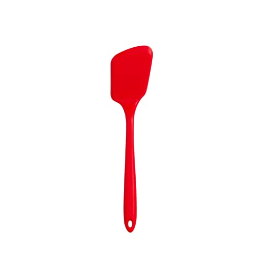 GIR: Get It Right Premium Silicone Spatula Turner | Heat-Resistant up to 550°F | Nonstick Large Pancake Flipper, Egg Spatula, Kitchen Spatula | Ultimate - 13 IN, Red