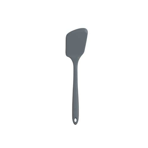 GIR: Get It Right Premium Silicone Spatula Turner - Non-Stick Heat Resistant Flip Spatula for Pancakes, Eggs, Cooking, Baking, and Mixing | Ultimate - 13 IN, Gray