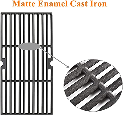 SafBbcue Grill Grates Grid Replacement Parts for Nexgrill 720-0896 720-0896B 720-0896C Grate 720-0896E 720-0896CP 720-0898 720-0898A 6 Burner Grills Matt Cast Iron Cooking Grid