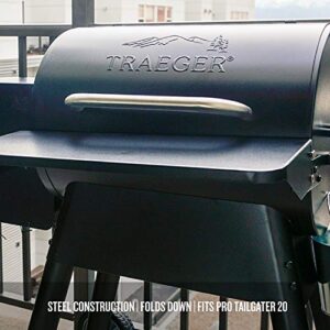 Traeger Pellet Grills BAC361 Traeger Folding Shelf, Black