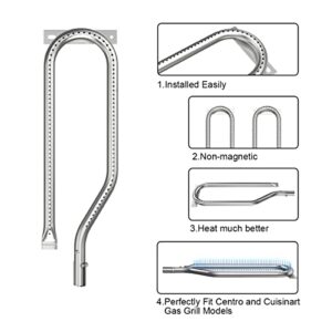 AJinTeby Grill Burner Tube Replacement Parts for Cuisinart CGG-306 Cuisinart Propane Tabletop Grill Accessories