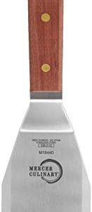 Mercer Culinary Praxis Rosewood Handle Heavy Duty Turner, 5 Inch x 3 Inch, Brown