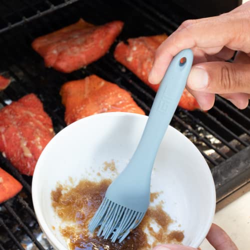 GIR: Get It Right Premium Silicone Basting Brush - Heat Resistant BBQ, Pastry, Turkey Brush - Perfect for Cooking, Grilling, and Baking - Ultimate, Navy