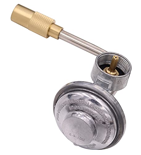 METER STAR Low Pressure 1lb Griddle Regulator Replacement Parts,Griddle Regulator, Gas Griddle Regulator Replacement for Blackstone 17" and 22" Tabletop Griddle