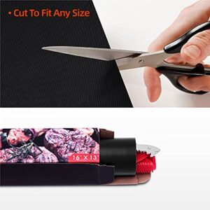 ITZH Grill BBQ Mat 6 Set Heavy Duty, Non-Stick, Heat Resistant and BPA-Free Reusable Grill Mats Supplied with Cleaning Brush and Bottle Opener