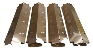 set of 4 replacement heat plates for urban grills, range master grills and char-broil classic series grills