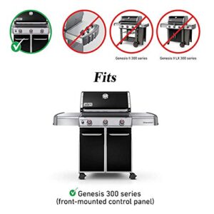 Utheer 17.5 Inch Flavor Bars for Weber Genesis Grill, 7620 Genesis Replacement Parts for Weber Genesis 300 Series E310 S310 E320 E330 EP310 EP320 EP330, Genesis S-310, 330 (Front Control Knobs), 16 GA