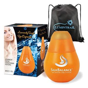 silk balance natural hot tub solution 38 oz bundle with a lumintrail bag