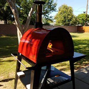 Authentic Pizza Ovens - Maximus Red Wood Fire Oven