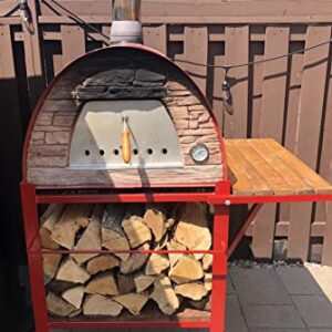 Authentic Pizza Ovens - Maximus Red Wood Fire Oven