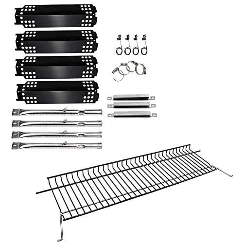 Uniflasy Grill Replacement Parts kit for Charbroil 463436215 463436214 463436213 467300115 463234413 Thermos 466360113 Grill Heat Plate, Burners Warming Rack