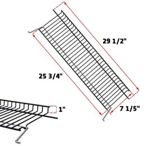 Uniflasy Grill Replacement Parts kit for Charbroil 463436215 463436214 463436213 467300115 463234413 Thermos 466360113 Grill Heat Plate, Burners Warming Rack