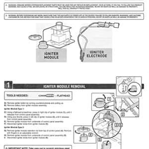 Weber 67847 Battery Electronic Igniter Kit with Ceramic Collector Box for Genesis (2008-2010)