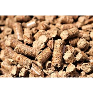 Bear Mountain FB14 Premium All Natural Low Moisture Hardwood Smoky Hickory BBQ Smoker Pellets for Outdoor Grilling, 40 Pound Bag (4 Pack)