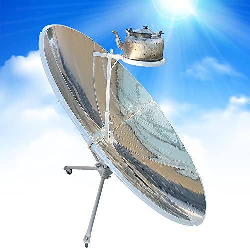 DNYSYSJ 59"Portable Solar Cooker,Outdoor Camping Sun Oven 800-1000 C High Efficiency,Concentrating Solar Cooker 700-1000°C