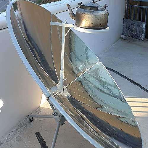 DNYSYSJ 59"Portable Solar Cooker,Outdoor Camping Sun Oven 800-1000 C High Efficiency,Concentrating Solar Cooker 700-1000°C