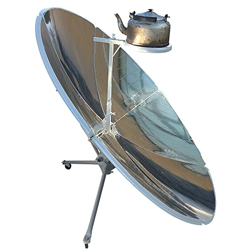 DNYSYSJ 59"Portable Solar Cooker,Outdoor Camping Sun Oven 800-1000 C High Efficiency,Concentrating Solar Cooker 700-1000°C