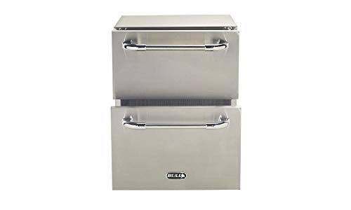 Bull Outdoor Products 17400 Double Drawer Outdoor Rated Refrigerator, Stainless Steel