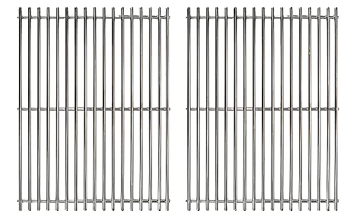 ProFire 19.5 Inch 304 Food Grade Stainless Steel Cooking Grate for Weber Genesis E310 E320 E330 S310 S320 S330 EP310 EP320 Gas Grills, Grill Grate Replacement for Weber 7528/7524