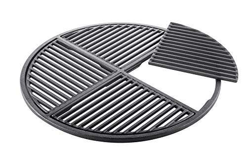 Cast Iron Grate, Pre Seasoned, Non Stick Cooking Surface, Modular Fits 22.5" Grills