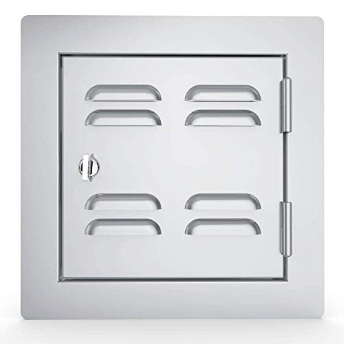 SUNSTONE C-VSDR12 Classic Series Flush Style Access, Untility, Grill Door, Stainless stel