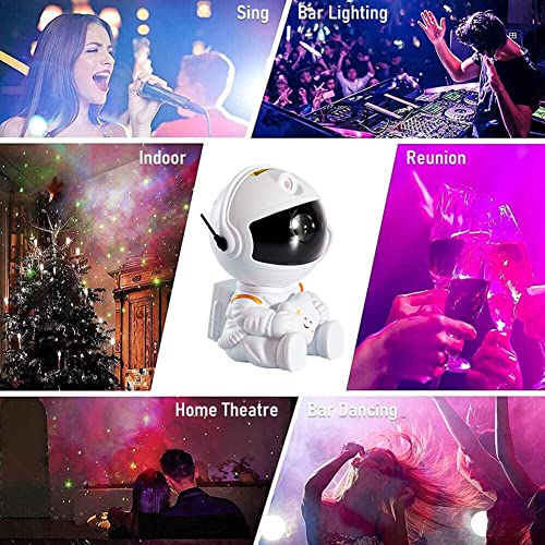 Space Buddy Projector Light, Pleshy Spacebuddy Projector, Space Buddy Pleshyco, Astronaut Star Projector Galaxy Light with Remote Control (A)