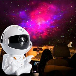 Space Buddy Projector Light, Pleshy Spacebuddy Projector, Space Buddy Pleshyco, Astronaut Star Projector Galaxy Light with Remote Control (A)